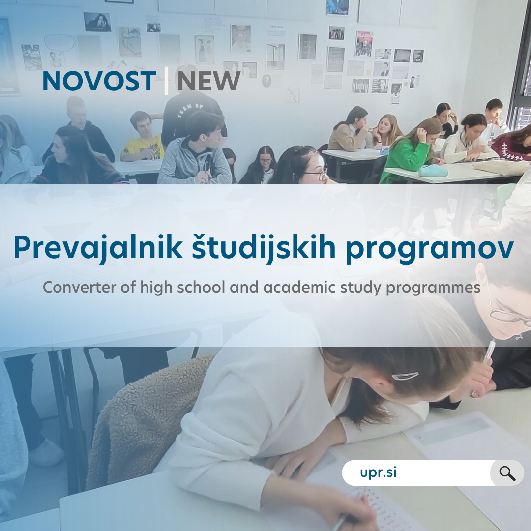 PREVAJALNIK SREDNJEŠOLSKIH IN UNIVERZITETNIH PROGRAMOV - Fakulteta za ...