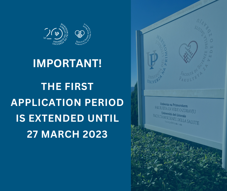 THE FIRST APPLICATION PERIOD IS EXTENDED UNTIL 27 MARCH 2023 ...